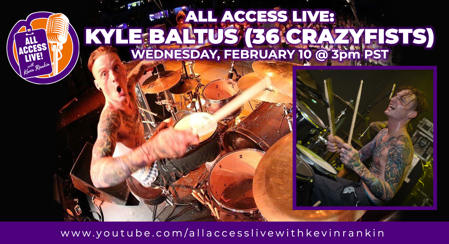 ALL ACCESS LIVE with KYLE BALTUS (36 CRAZYFISTS) - ALL ACCESS LIVE with ...