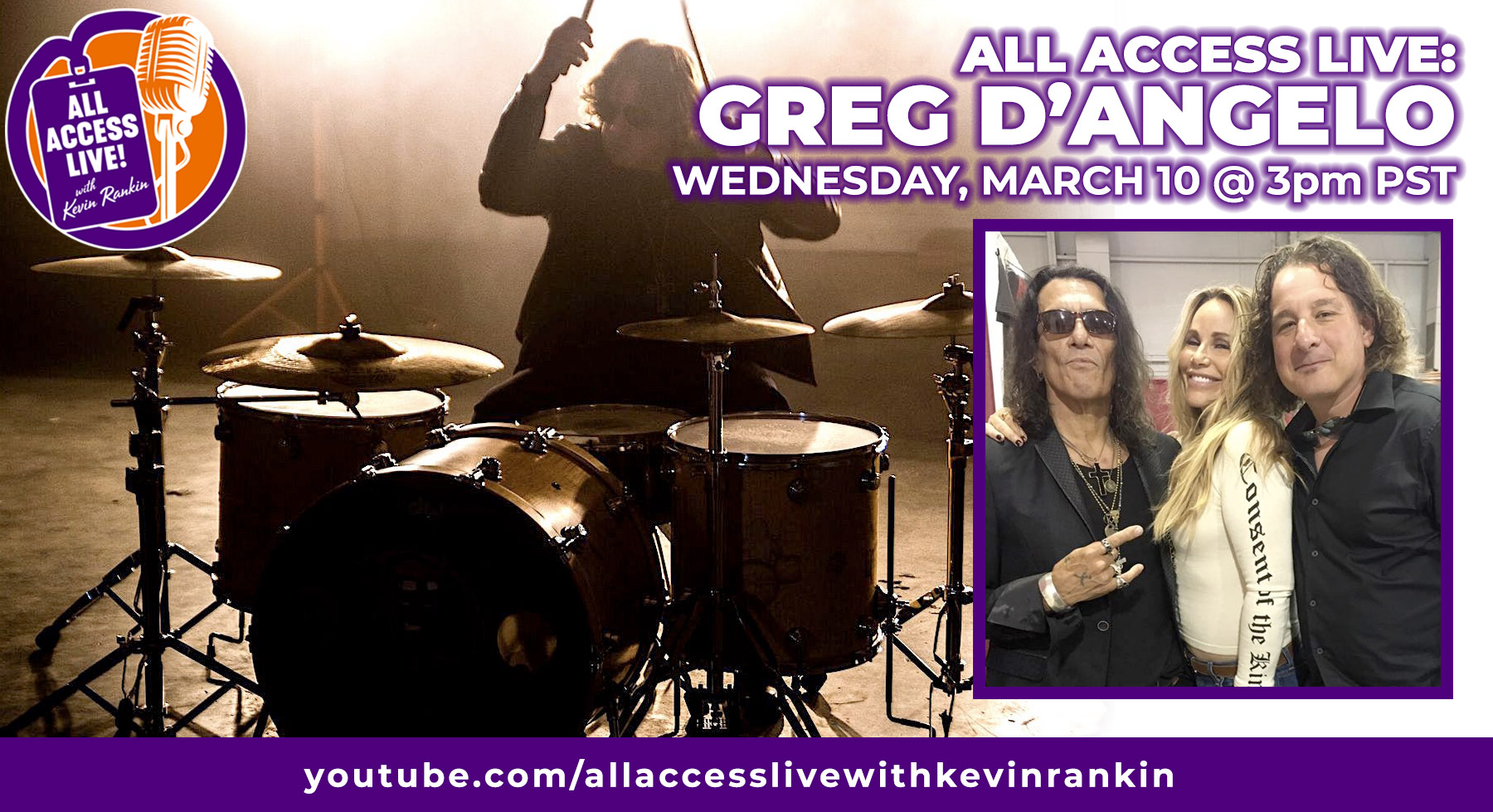 ALL ACCESS LIVE with GREG D'ANGELO (WHITE LION) - ALL ACCESS LIVE with ...