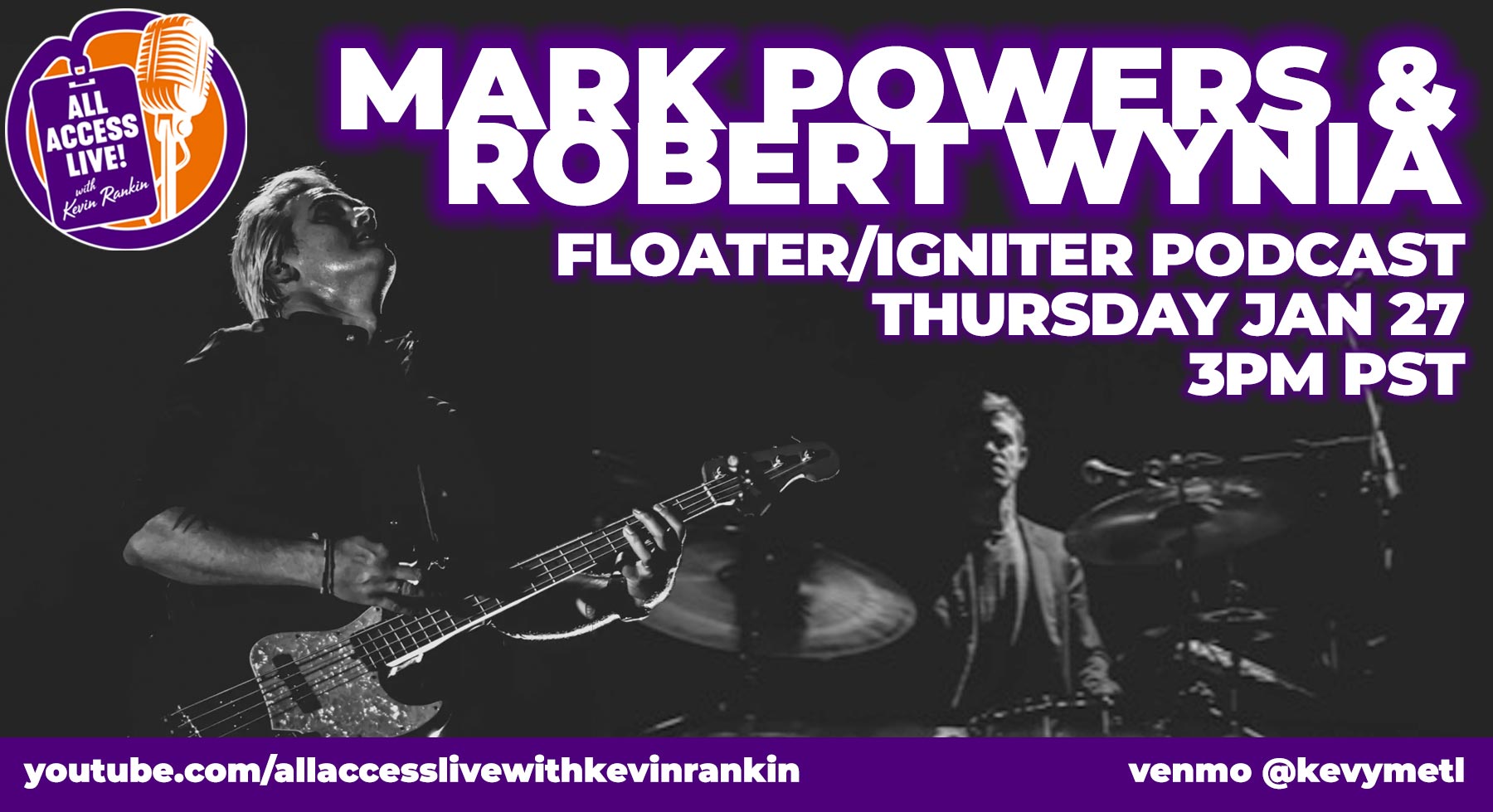 MARK POWERS & ROB WYNIA join ALL ACCESS LIVE! - ALL ACCESS LIVE with ...