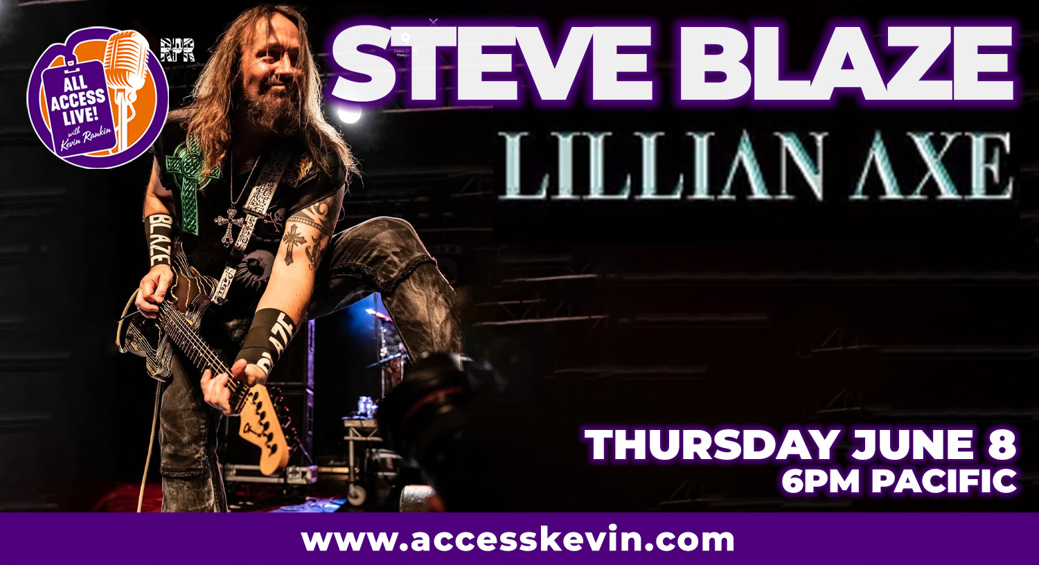 LOVE AND WAR WITH LILLIAN AXE'S STEVE BLAZE - ALL ACCESS LIVE with ...